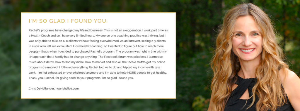 Rachel Feldman | Business Coaching for Health Coaches