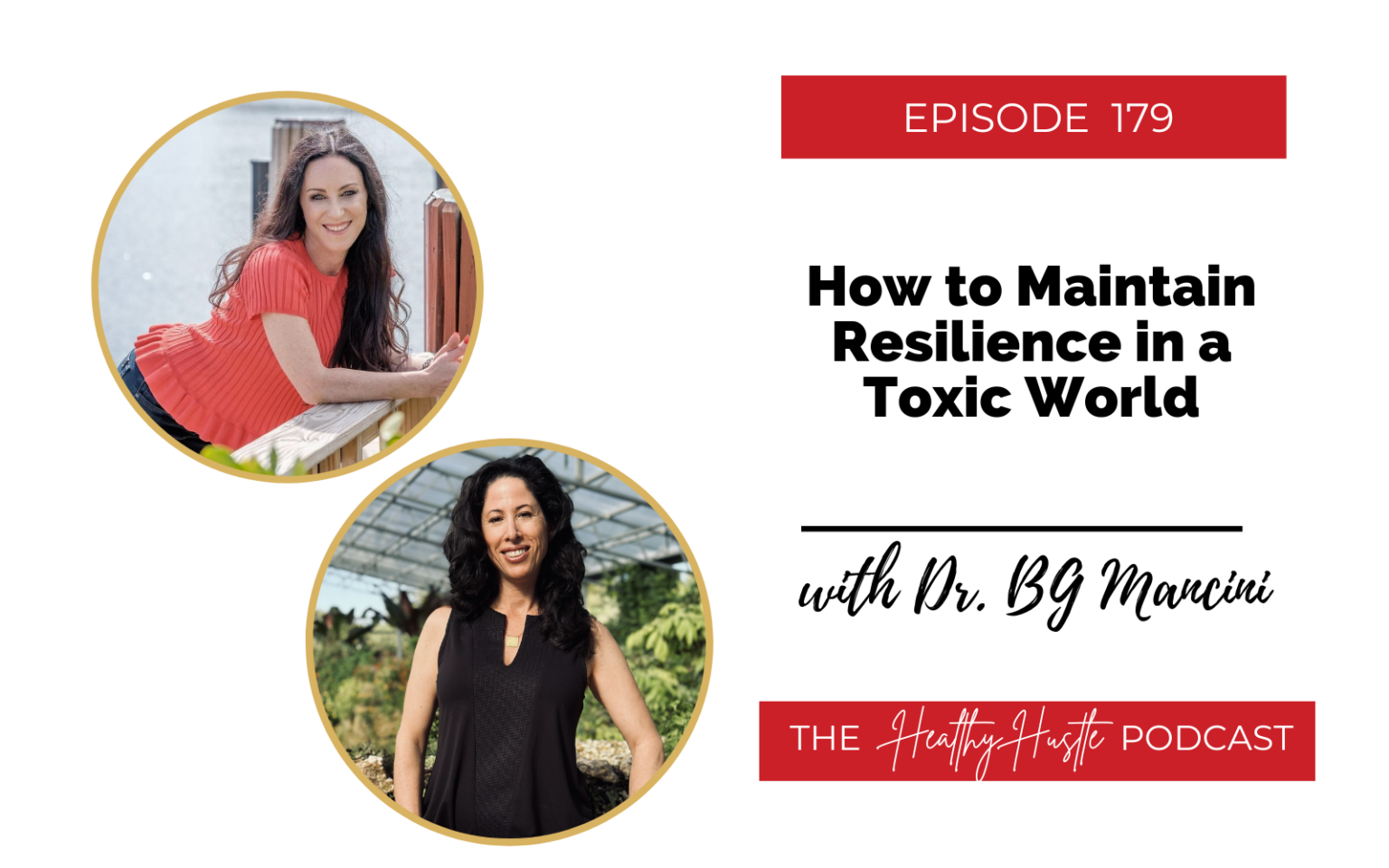 179. How to Maintain Resilience in a Toxic World with Dr. BG Mancini